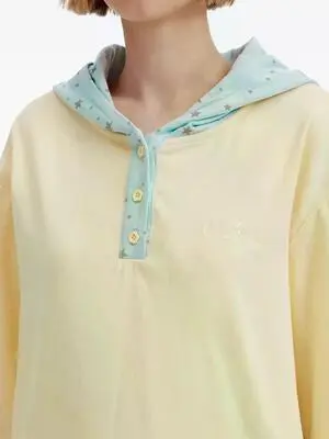MINI CREAM Star-print Hoodie