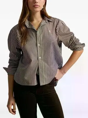 Polo Ralph Lauren Striped Embroidered-logo Shirt