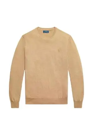 Polo Ralph Lauren Logo-embroidered Wool Sweater - Brown