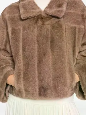 VALENTINI 1972 Faux-fur Cropped Coats