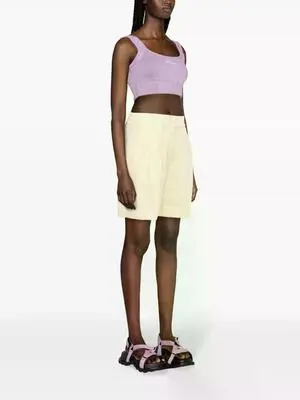 Palm Angels Embroidered-logo Knit Tank Top