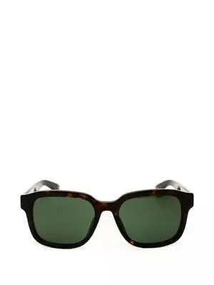 Gucci Rectangle-frame Sunglasses - Black