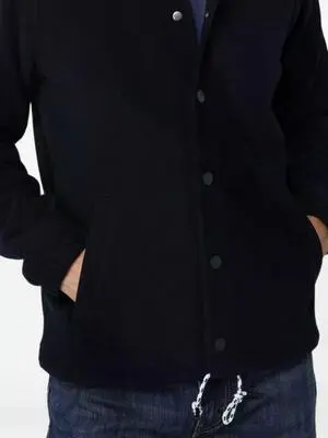 SEBAGO Tender Fleece-texture Raglan-sleeved Shirt Jacket
