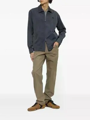 Burberry Ollie Logo-embroidered Shirt Jacket