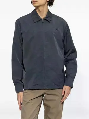 Burberry Ollie Logo-embroidered Shirt Jacket