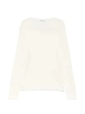Our Legacy Ripple-rib Elongated Long-sleeve T-shirt