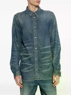 DIESEL® Faded Whiskered Shirt