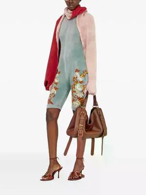 DIESEL® Floral-jacquard Ribbed Playsuit