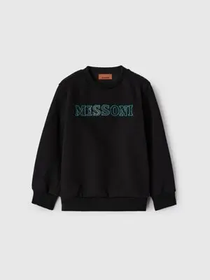 Missoni Cotton Crewneck Sweatshirt - Black
