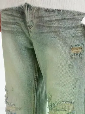 TOUT A COUP Distressed Flared Jeans