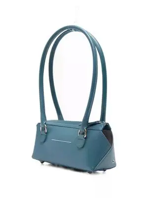 MAISON MARGIELA Mini Bauletto Logo-print Leather Shoulder Bag