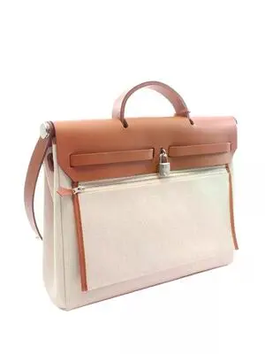 Hermès 2024 Toile Herbag Zip 39 Satchel