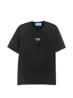 11 11 L.U.C.K. Logo-print T-shirt - Black