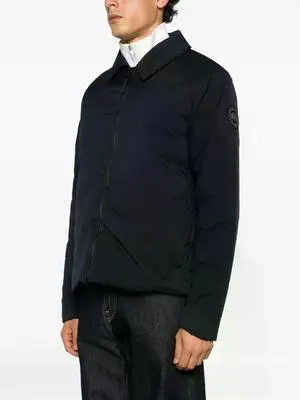 Canada Goose Logo-patch Raglan-sleeve Jacket - Blue