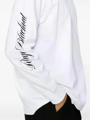 11 11 L.U.C.K. Logo-print Long-sleeve Sweatshirt
