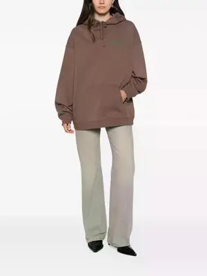 11 11 L.U.C.K. Logo-embroidered Hoodie