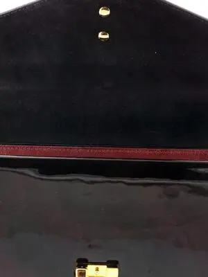 Gucci Sylvie 1969 Top Handle Bag Patent Mini Satchel