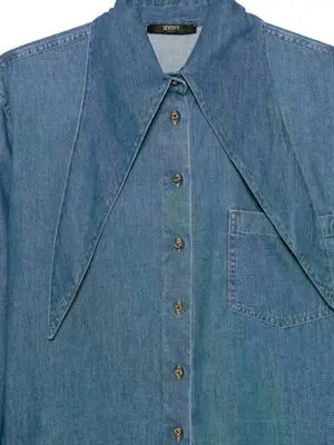 Seventy Exaggerated-collar Denim Shirt