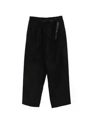 Comme Des Garçons Belted Straight-leg Trousers - Black
