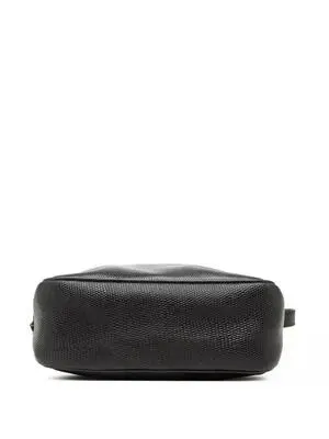 FERRAGAMO 2000-2026 Lizard Embossed Leather Vara Crossbody Bag