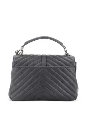 Saint Laurent Classic Monogram College Bag Matelasse Chevron Leather Medium Crossbody Bag