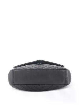 Saint Laurent Classic Monogram College Bag Matelasse Chevron Leather Medium Crossbody Bag