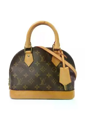 LOUIS VUITTON Bb Monogram Alma Tote Bag - Brown