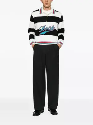ROSSI Davy Twill Trousers - Black