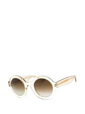 CUTLER & GROSS Round-frame Sunglasses - Yellow