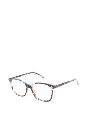 Carrera Eyewear Tortoiseshell-effect Rectangle-frame Glasses - Brown