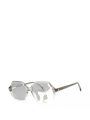 Carrera Eyewear Geometric-frame Glasses - Grey