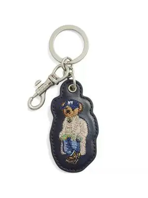 Polo Ralph Lauren Embroidered Bear Keyring - Blue