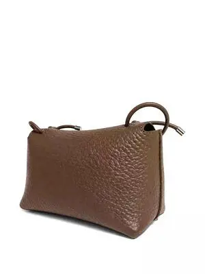 IACUCCI Grained Leather Tote Bag - Brown