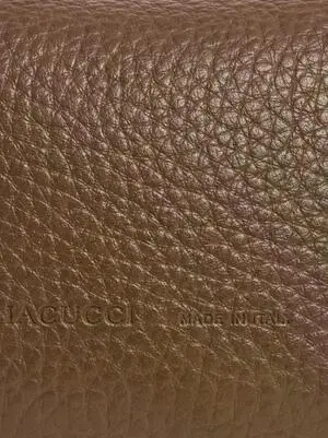 IACUCCI Grained Leather Tote Bag
