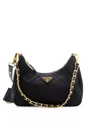 Prada Re-edition 1995 Hobo Quilted Re-nylon Mini Shoulder Bag