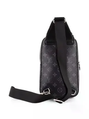 LOUIS VUITTON Avenue Sling Bag Nm Monogram Eclipse Canvas Crossbody Bag