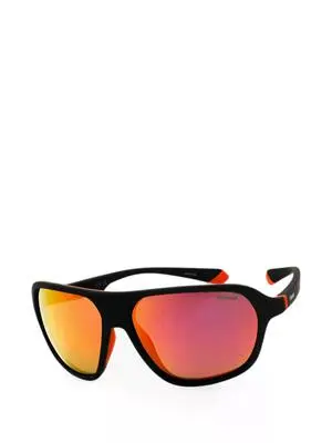 POLAROID Rectangle-frame Sunglasses - Black