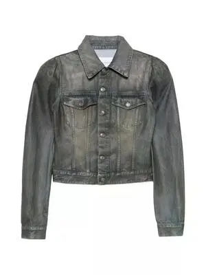 7 For All Mankind Puff-sleeve Denim Jacket