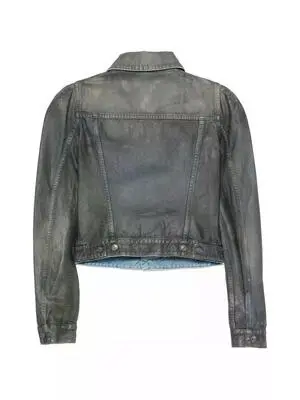 7 For All Mankind Puff-sleeve Denim Jacket