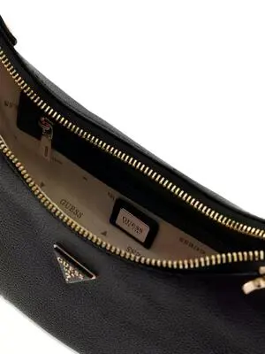 Guess Petra Whipstitch Shoulder Bag - Black