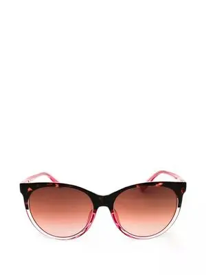 Guess Tortoiseshell-effect Round-frame Sunglasses - Brown