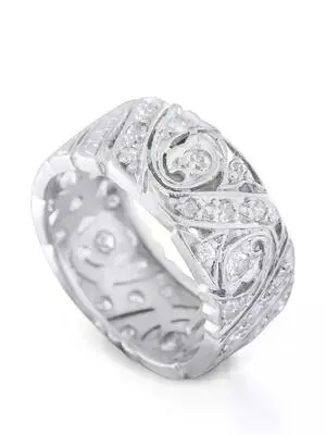 LB EXCLUSIVE Diamond Filigree Ring - Silver