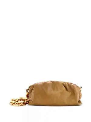 Bottega Veneta The Chain Pouch Leather Shoulder Bag - Brown
