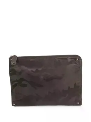 Valentino Garavani Camouflage-print Clutch Bag
