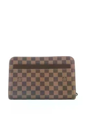 LOUIS VUITTON Pochette Saint Louis Damier Clutch Bag
