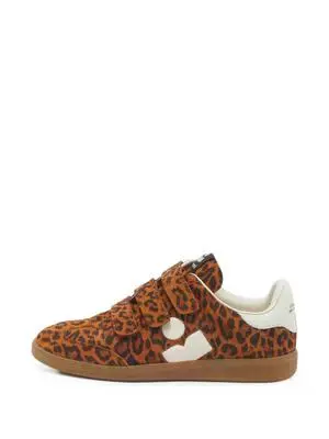 ISABEL MARANT VINTAGE Beth Touch-strap Sneakers - Brown