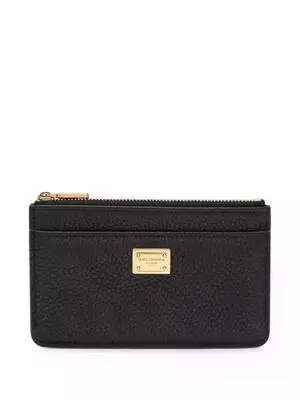 Dolce & Gabbana Calfskin Card Holder - Black