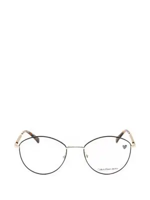 Calvin Klein Round-frame Glasses - Blue