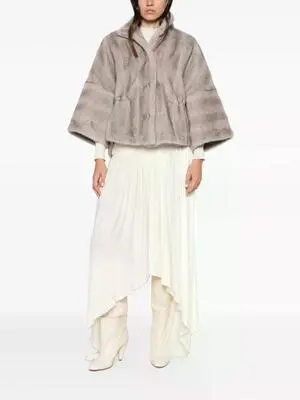VALENTINI 1972 Faux-fur Drawstring Coat