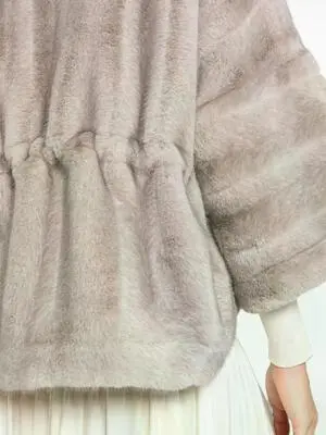VALENTINI 1972 Faux-fur Drawstring Coat